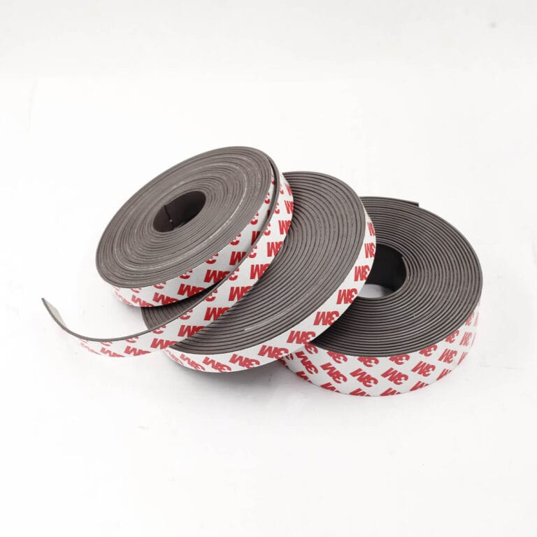 Flexible Rubber Magnetic Sheet with Self-Adhesive 3M Tape Backing for ...